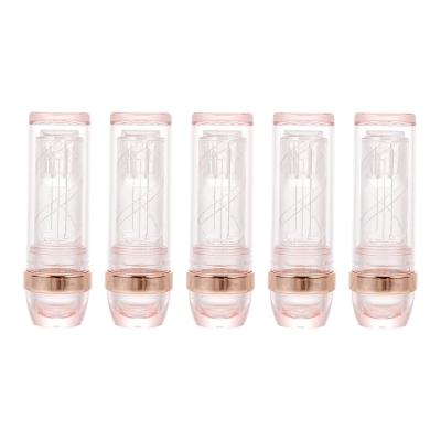 China Heart Shaped Double Side Lipstick Tube Container 2-in-1 Design with 5ML-20ML Capacity Options for Cosmetic Packaging for sale