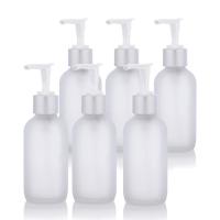 China Customizable Plastic Cosmetic Bottles 250ml 300ml Smooth Frosted Textured Embossed for sale
