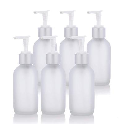 China Customizable Plastic Cosmetic Bottles 250ml 300ml Smooth Frosted Textured Embossed for sale