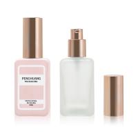 China Custom Empty Glass Essential Oil Bottles 10ml 30ml Smooth Frosted Spray Painted for sale