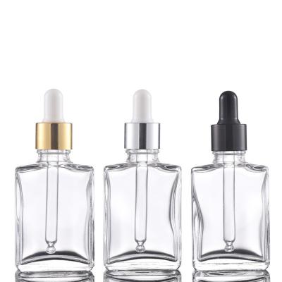 China Square Empty Essential Oil Bottles Printed / Sticker / Embossed 10ml 15ml 30ml for sale