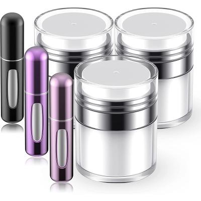 China 15ml Plastic Airless Pump Bottle for Cosmetic Skincare Dispenser for sale