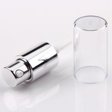China 15ml Non Spill Airless Cosmetic Bottle Plastic Round Pump for Travel for sale