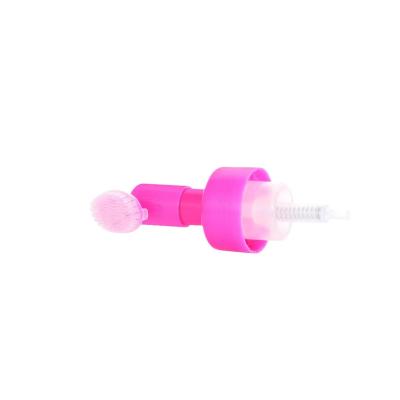 China Plastic Silicone Brush Foam Pump 42/410 43/410 for Facial Cleanser Soap Dispenser for sale