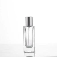 China Wholesale 100ml Square Glass Perfume Spray Bottle Customizable Color Logo Screen Printing for sale