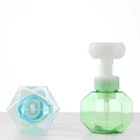 China 42mm 43mm Plastic Flower Foam Wash Dispenser Pump Foam Bottle Flower Shaped Hand Soap Pump for sale