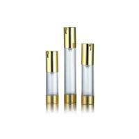 China Luxury Anodized Aluminum Airless Pump Bottle Bottle Empty Cosmetic Vacuum Premium Skincare Serum Container  Multiple Capacity for sale