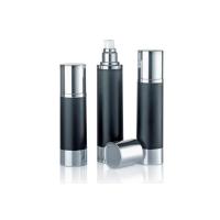 China Luxury Anodized Aluminum Airless Pump Bottle Bottle Empty Cosmetic Vacuum Premium Skincare Serum Container  Multiple Capacity for sale