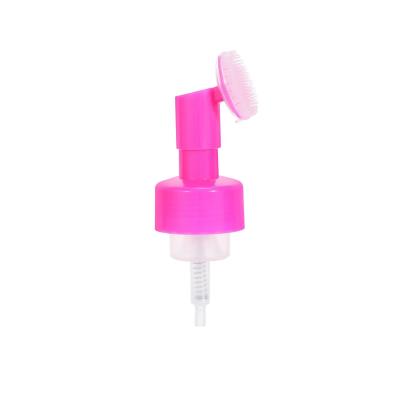 China Plastic Silicone Brush Foam Pump 42mm 43mm for Cleaning Bottle Custom Colors for sale