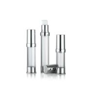 China Cosmetic Airless Bottle 15ml 30ml 50ml 80ml 100ml 120ml Clear Lotion Cream Essence for sale