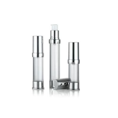 China Cosmetic Airless Bottle 15ml 30ml 50ml 80ml 100ml 120ml Clear Lotion Cream Essence for sale