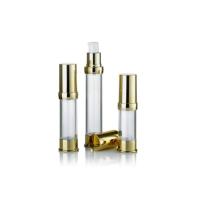 China Luxury Anodized Aluminum Airless Pump Bottle Bottle Empty Cosmetic Vacuum Premium Skincare Serum Container  Multiple Capacity for sale