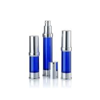 China 50ml 120ml Straight Round Toner Bottle Airless Lotion Container Double Wall for sale