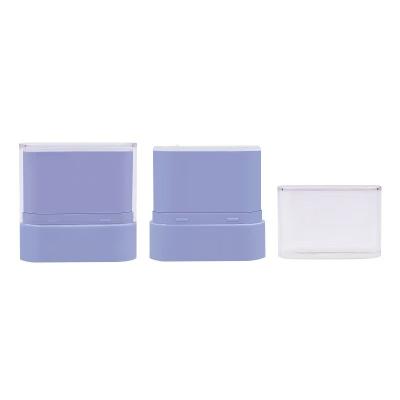 China 10g Empty Plastic Deodorant Stick Bottle Oval Shape Cosmetic Top Filling Personal Care for sale