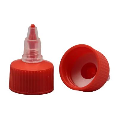 China 24mm 28mm PP Plastic Screw Twist Caps for Bottles Sealing for sale