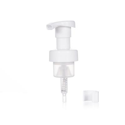 China 40mm Foam Soap Pump with Locking Clip PP Plastic Durable Travel Friendly Dispenser for Skincare for sale