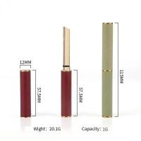 China 5ml Cylindrical Plastic Tube with Brush Head for High Gloss Blush and Lip Glaze - Various Styles No Pattern for sale