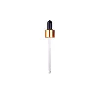 China Custom Color 18mm 20mm 24mm PP Plastic Glass Dropper for Essential Oil Bottle for sale