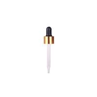 China 18mm 20mm 24mm Aluminum Closure Glass Dropper for Essential Oil Bottle for sale