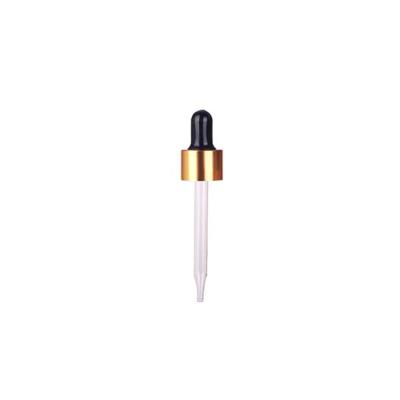 China 18mm 20mm 24mm Aluminum Closure Glass Dropper for Essential Oil Bottle for sale