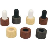China 18mm 20mm 24mm Essential Oil Glass Dropper Bottle with Custom Rubber Bulb for sale