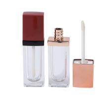 China Custom 3G Empty Beveled Mouth Lipstick Tube with Rubber Seal Screw Closure - Plastic Cosmetic Container for Lip Balm Packaging for sale