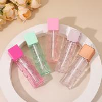 China Custom 3.5g 5g Empty Lipstick Tubes with Rubber Seal Screw Closure - Plastic Lip Balm Containers for Cosmetic Packaging for sale