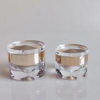China 100ml Acrylic Airless Pump Face Lotion Bottle - Clear Cosmetic Packaging with 3.38oz Capacity for sale