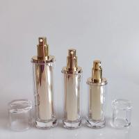 China Acrylic Airless Bottle with Purple Cone Cosmetic Packaging Set - Multiple Sizes Available for Creams and Lotions for sale