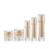 China 1oz Acrylic Airless Pump Bottle for Cosmetic Serums - 92% Light Transmission, 10-20x Impact Resistance for sale