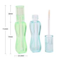 China 4g Empty Round Mouth Lipstick Tube with Rubber Seal Screw Closure - Plastic Cosmetic Container for Lip Balm Packaging for sale