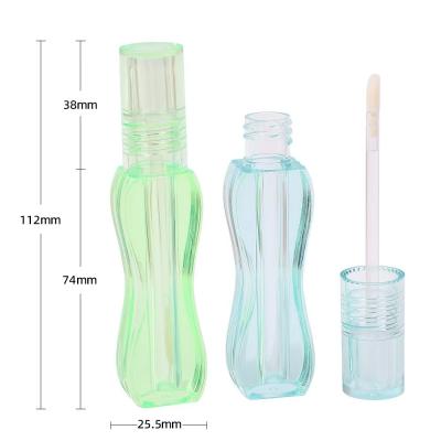 China 4g Empty Round Mouth Lipstick Tube with Rubber Seal Screw Closure - Plastic Cosmetic Container for Lip Balm Packaging for sale