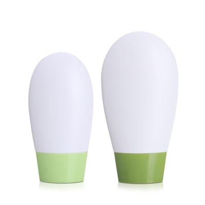 China Flat Plastic Sunscreen Tube 50ml 200ml Squeeze Skincare Cream Bottle for sale