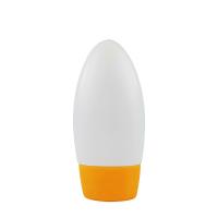 China Custom Printed 30ml 50ml Inverted Plastic Bottle for Sunscreen Serum Lotion Squeezable Dispenser for sale