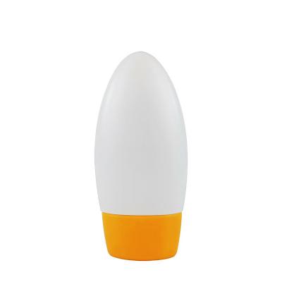 China Custom Printed 30ml 50ml Inverted Plastic Bottle for Sunscreen Serum Lotion Squeezable Dispenser for sale