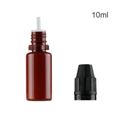 China 10ml Plastic PET Smoke Oil Bottle Hot Selling for E-Liquid and Vape Oil for sale