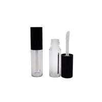 China Plastic Lip Balm Tube 3.5G Empty Cosmetic Container with Rubber Seal Screw Closure for sale