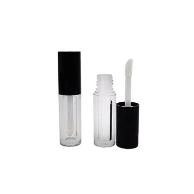 China Plastic Lip Balm Tube 3.5G Empty Cosmetic Container with Rubber Seal Screw Closure for sale