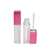China Custom 3G Empty Beveled Mouth Lip Balm Tube with Rubber Seal Screw Closure Plastic Cosmetic Container for sale