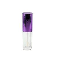 China Custom 3.5g 5g Empty Plastic Lip Balm Tube with Rubber Seal Screw Closure for Cosmetic Packaging for sale
