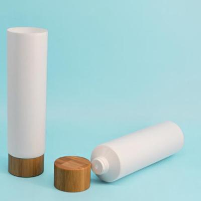 China Custom Color Empty PE Cosmetic Packaging Tubes with Stamped Branding for Beauty Products for sale