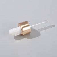 China 18mm 24mm Aluminum Closure Screw PP Plastic Dropper for Serum Essential Oil Bottle for sale