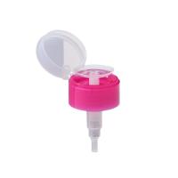 China Plastic PET Colorful 28/410 33/410 0.5cc Flip Top Nail Polish Dispenser Oil Pump Leak-proof for sale