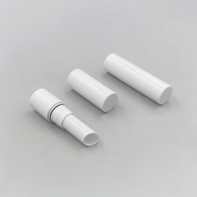 China Plastic Lip Balm Tube with Rubber Seal Screw Closure 12mm Diameter Cosmetic Container Packaging for sale