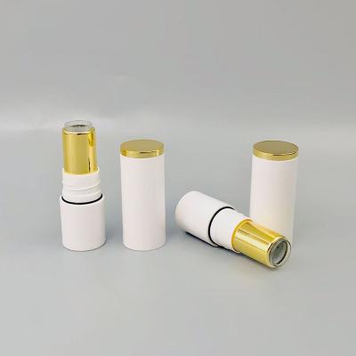 China Plastic Lip Balm Tube with Rubber Seal Screw Closure 12mm Diameter Cosmetic Container Packaging for sale