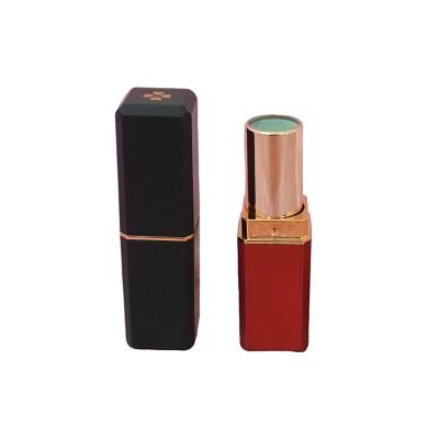 China Empty Plastic Lipstick Tube Screw Closure Lip Balm Container 12mm Diameter 70mm Length for sale