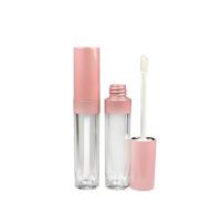 China 3.5g 5g Empty Lip Balm Tube with Rubber Seal Screw Closure Plastic Cosmetic Container for sale