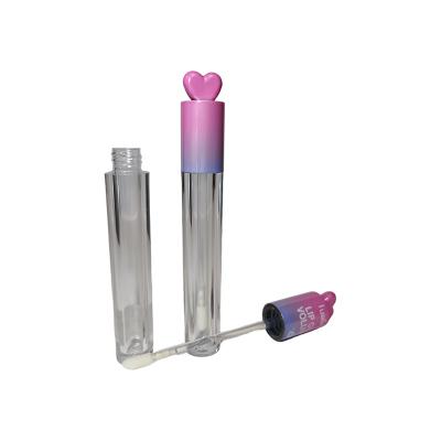 China Black Lip Gloss Tube 12ml with Screw Cap Closure and Black Box Custom Logo for sale