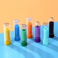 China 1G Empty Lipstick Tube Screw Closure Plastic Lip Balm Tube Cosmetic Container Packaging for sale