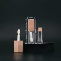 China Transparent PET Lipstick Mascara Tube 10ml Screen Printing Gloss Custom for sale
